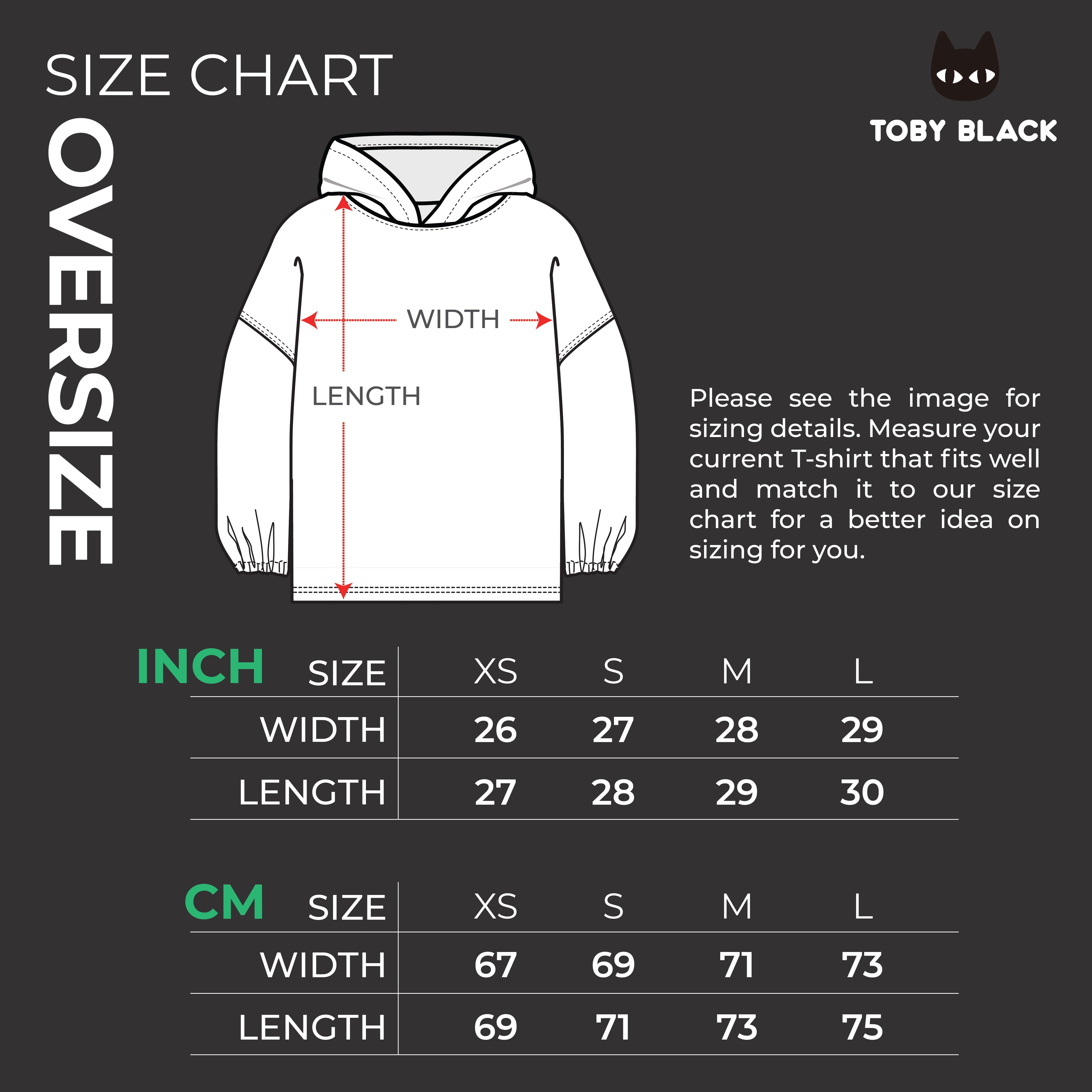 Hoodies Oversize – Toby Black